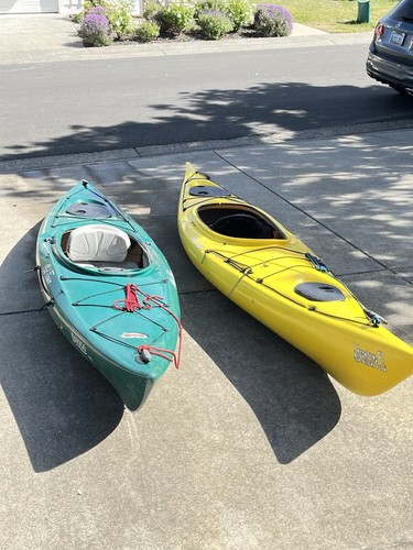 2 Rigid Hard Shell, Sit Inside Kayaks With Storage Compartments ...