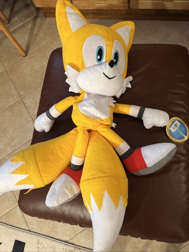 NOS Tails Mod Fox Sonic the Hedgehog 24” Large Plush Toy Factory ...