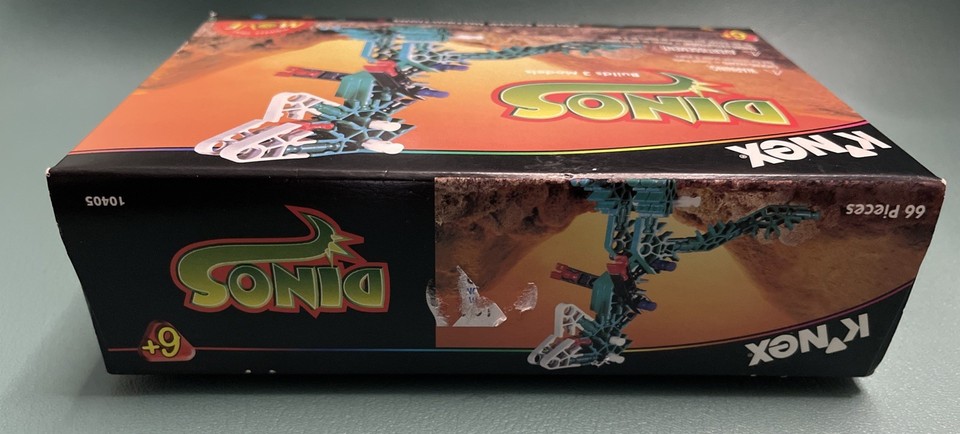 VTG K’NEX DINOS 10405 Building Set 1998 T-Rex Brontosaurus Stegosaurus ...