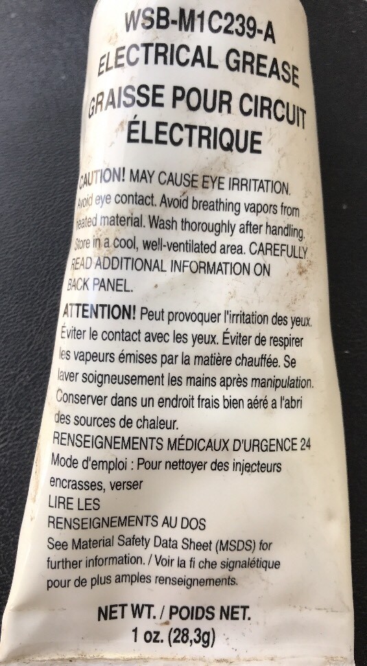 1) Ford Motor Company Electrical Grease 1 Oz. Tube WSB-M1C239-A 2U2J ...