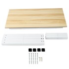 PC Laptop Workstation Wood Computer Table Writing Study Desk Office ...