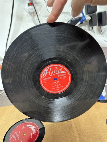 The Scarlets 1954 DOO WOP 78rpm Dear One / I've Lost RED ROBIN Records ...