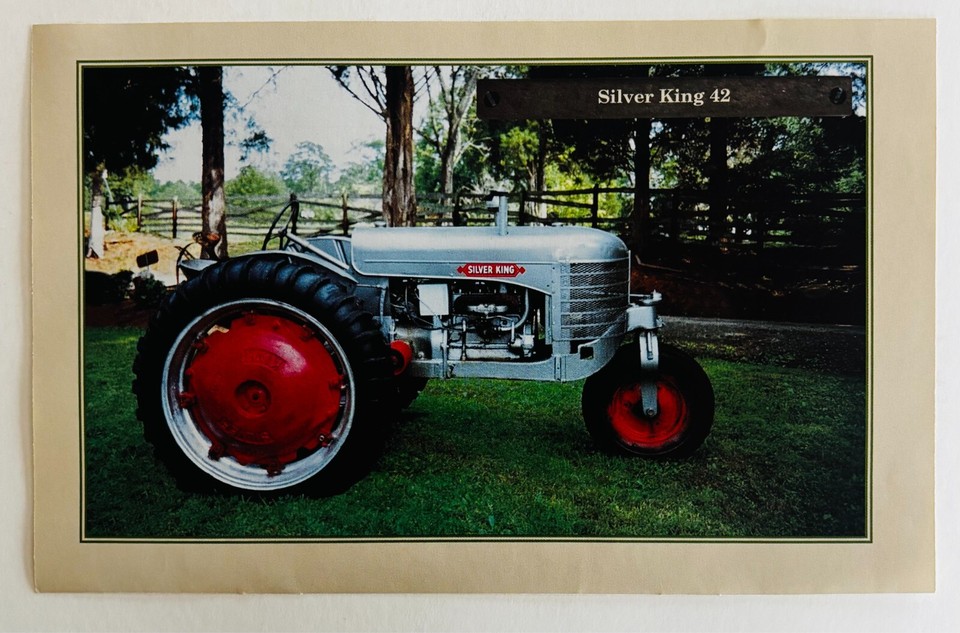 1947 Silver King 42 Antique Tractor 1970-80s Book Print Agriculture ...