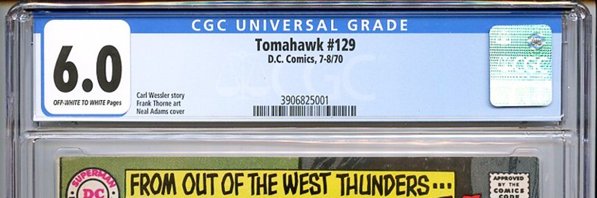 Tomahawk #129 (DC Comics 1970) CGC 6.0 Neal Adams cover art WESTERN | eBay