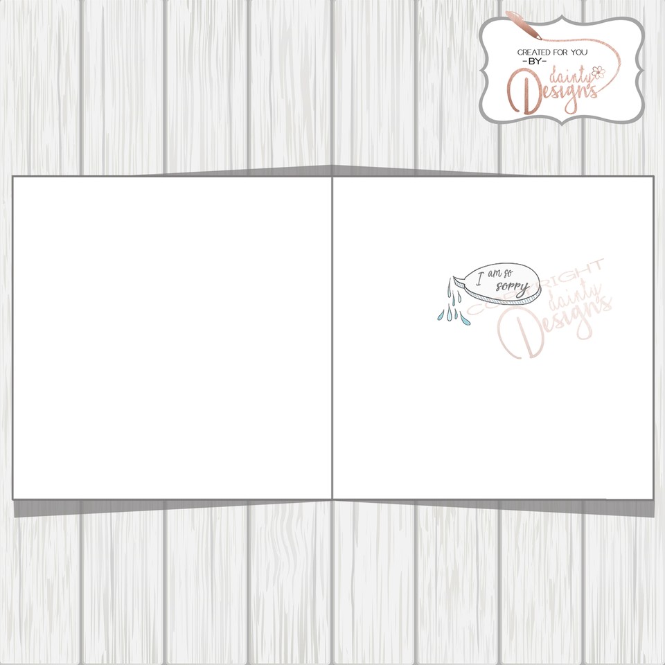 I'm Sorry Card Cute Bumble Bee Crying How Could I Bee So Stupid Funny ...