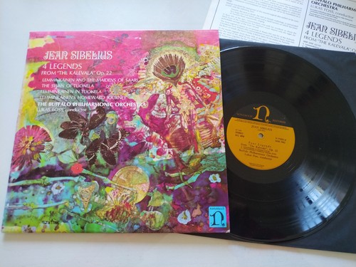 Sibelius 4 Legends Kalevala H 71203 1968 Lukas Foss - LP 12 " vinile VG ...