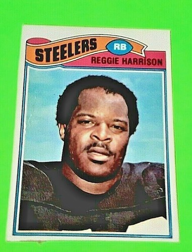 1977 TOPPS REGGIE HARRISON STEELERS WRONGBACK CHARLIE'S ANGELS TEST ...
