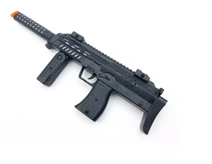 Childrens toy sub machine gun with sound, trigger friction, and lights ...