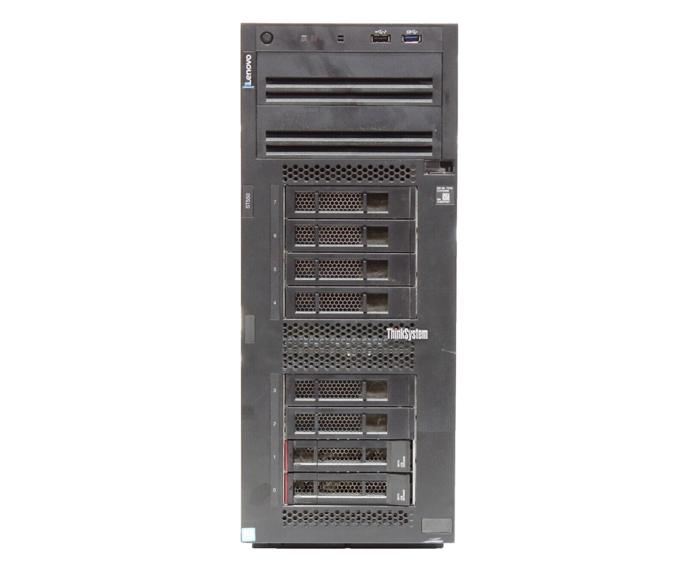 Lenovo ThinkSystem ST550 Server Intel Xeon Bronze 3106 4x16GB 64GB RAM ...