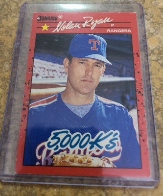 1990 Nolan Ryan ERROR CARD #659 5000 K's | eBay