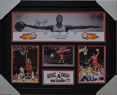 Michael Jordan Framed Memorabilia | Signed | Limited Edition | eBay ...