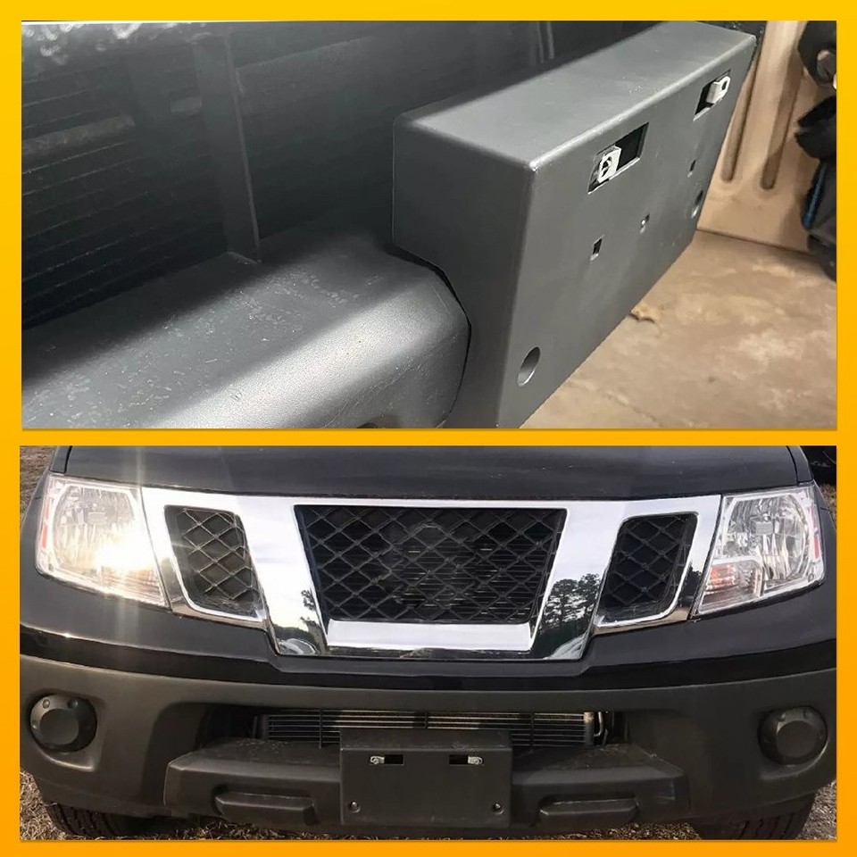 For Nissan Frontier 2005-2019 Front License Plate Frame Holder Mounting ...