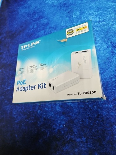 TP-LINK TL-POE200 Power over Ethernet Adapter Kit 100meter Selectable ...