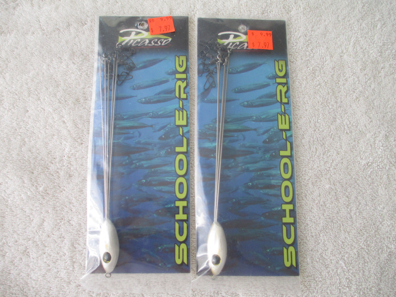 PICASSO ALBINO AYU SCHOOL-E-RIG FISHING BAIT LURE - 2 PACKS - 8 INCH | eBay