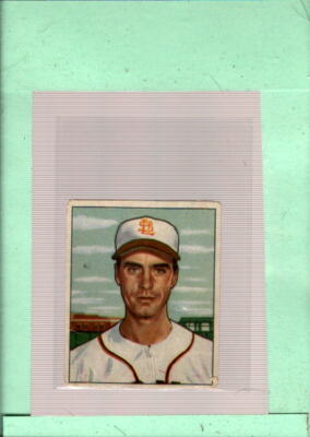 1950 Bowman #252A Billy DeMars VG Very Good RC Rookie ERR: No Copyright ...