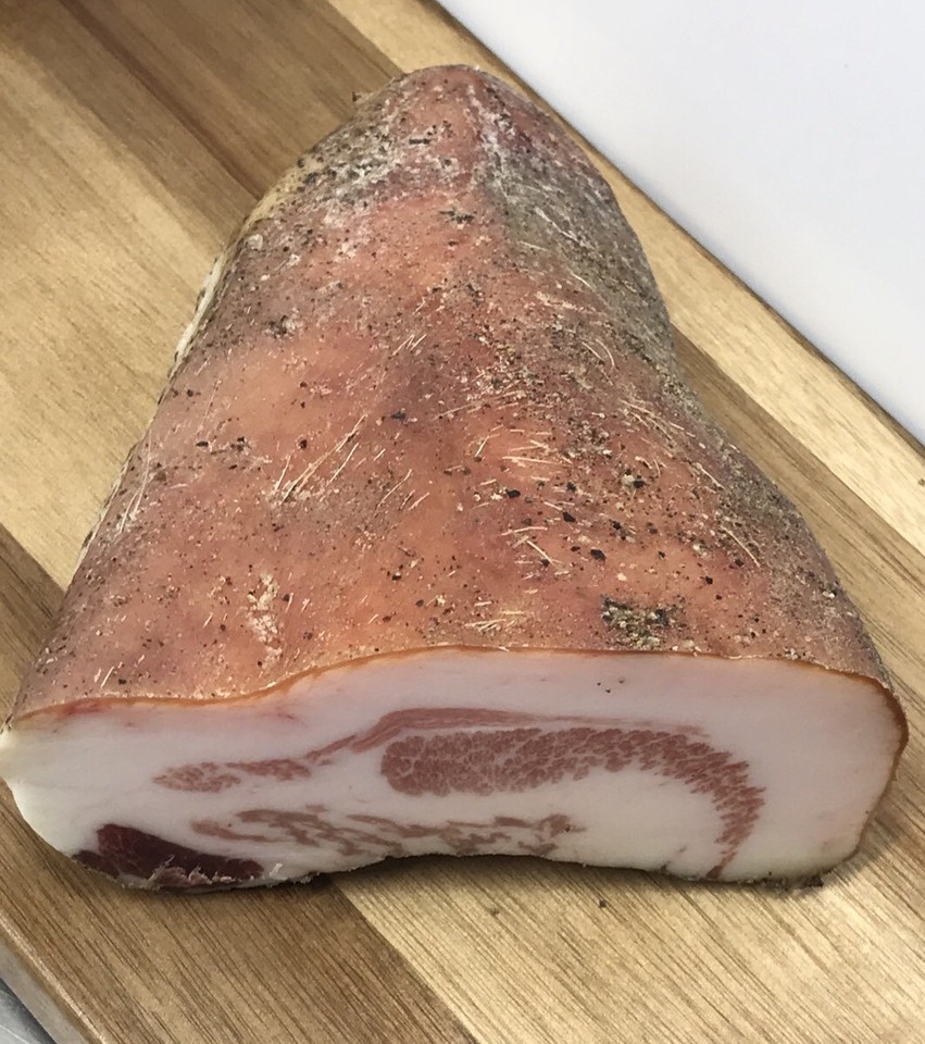 Guanciale 1.2kg Italian Cured Pig Cheeks For Carbonara , Not Pancetta ...