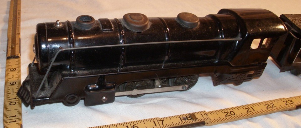 MARX STREAM LINE STEAM TYPE ELECTRIC 3 PIECE TRAIN SET 1000 BOXED 1930s ...