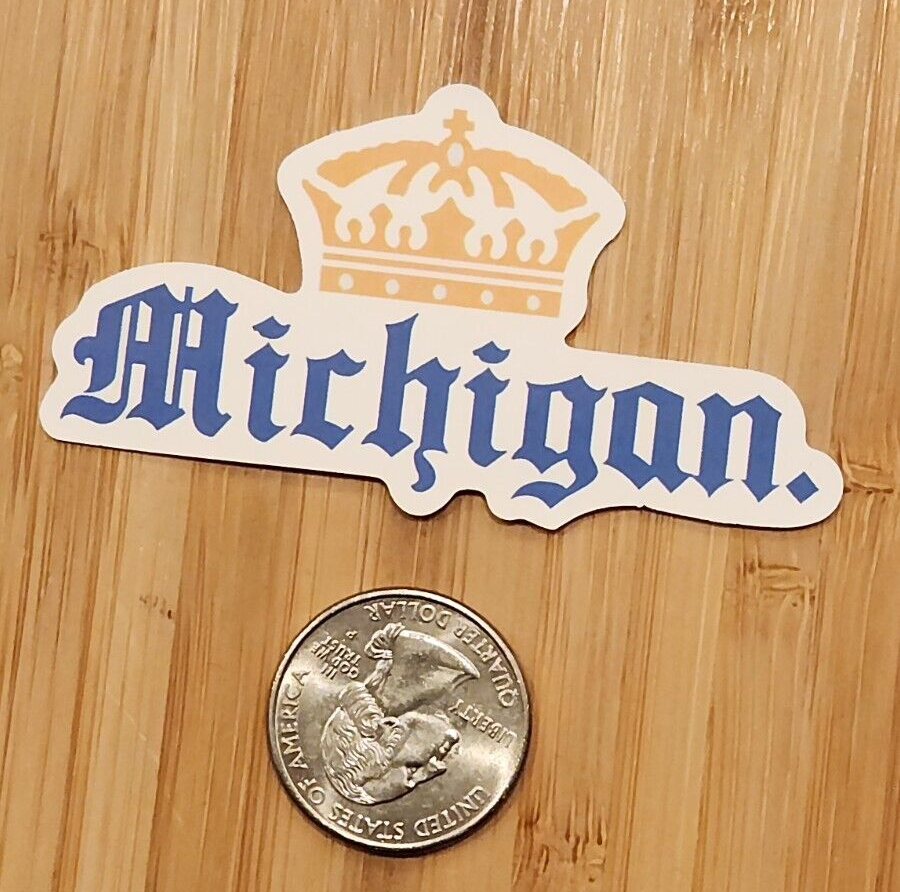 🏈MICHIGAN STICKER NCAA Michigan Decal University of Michigan Wolverines ...