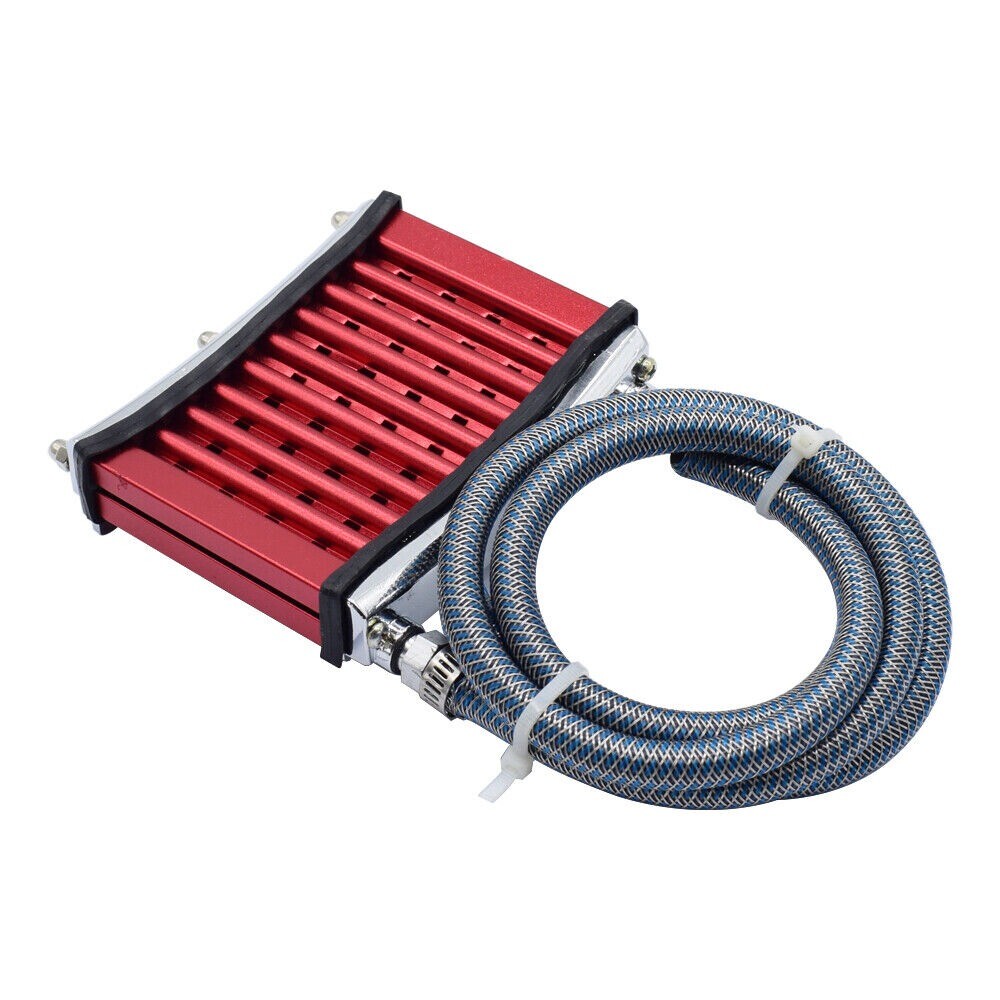 Red Oil Cooler Cooling Radiator For 125cc 140cc 150cc Motor Dirt Pit ...