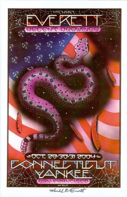 MINT & SIGNED Michael Everett 2004 Exhibition Connecticut Yankee UNCUT ...
