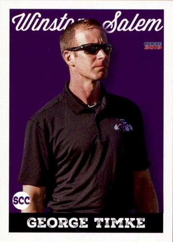 2019 Winston-Salem Dash Choice #33 George Timke Coach Suffern New York ...