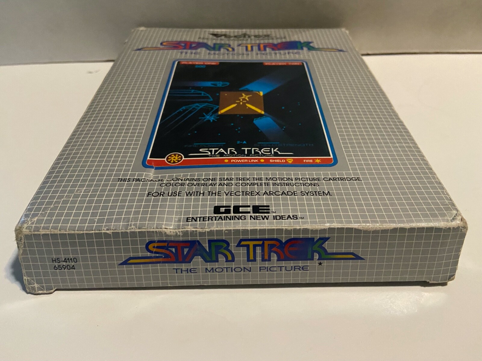 Vectrex Arcade System Star Trek The Motion Picture GCE ~ BOX & OVERLAY ...