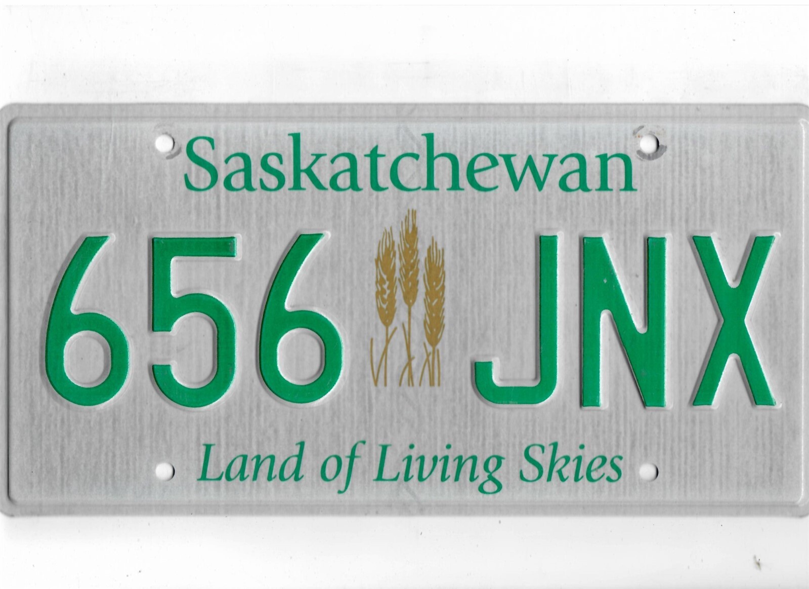SASKATCHEWAN passenger license plate "656 JNX" | eBay
