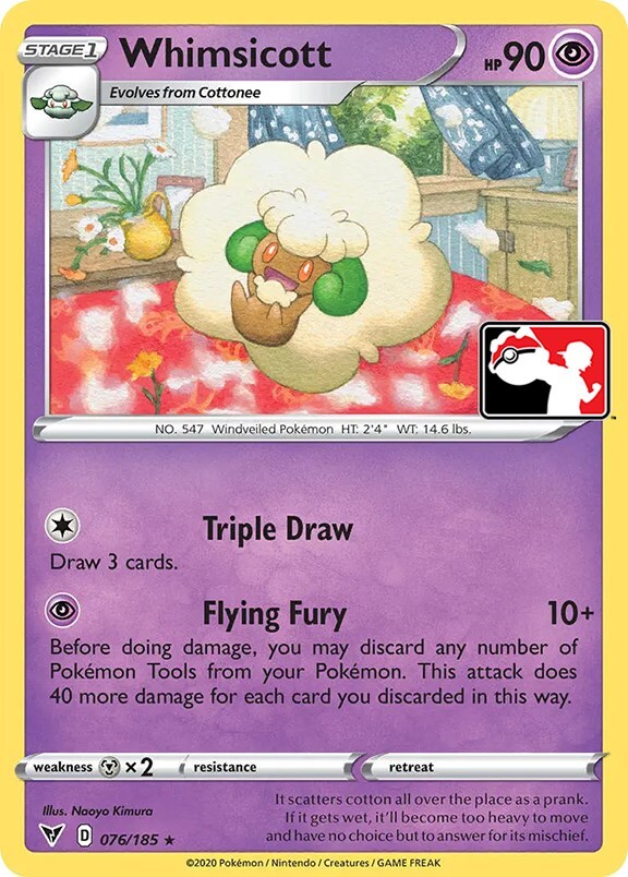 Whimsicott 076/185 Prize Pack Series Cards Regular for sale online | eBay