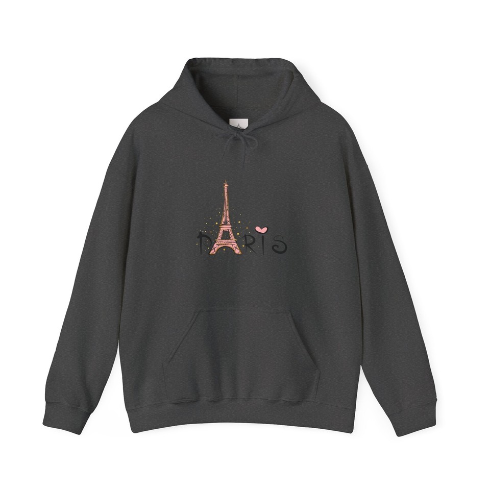Paris Themed Hoodie - Cozy Sweatshirt for Travel Lovers, Gift for Her ...