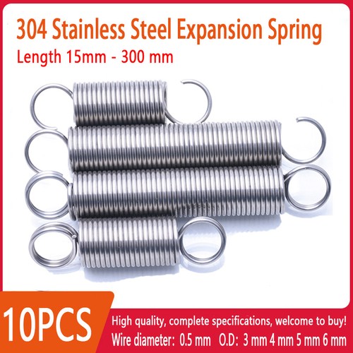 Stainless Steel Expansion Spring Tension Extension Expanding Extending ...