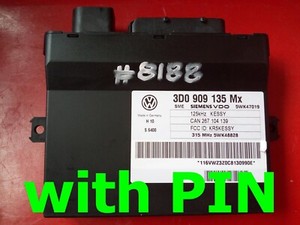 TOUAREG PHAETON CAYENNE KESSY module with PIN 3D0909135Mx /Fast Courier ...