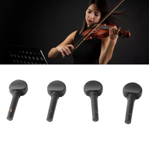4Pcs Violin Pegs Fine Appearance Wooden Replacement Black Portable | eBay