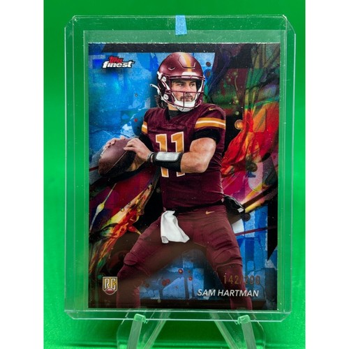2024 Topps Finest #68 Blue /200 Sam Hartman RC Washington Commanders | eBay