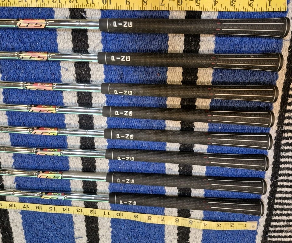 Ping CFS Stiff Steel Iron Shafts Used Clean Rare 8 Shafts Original No ...