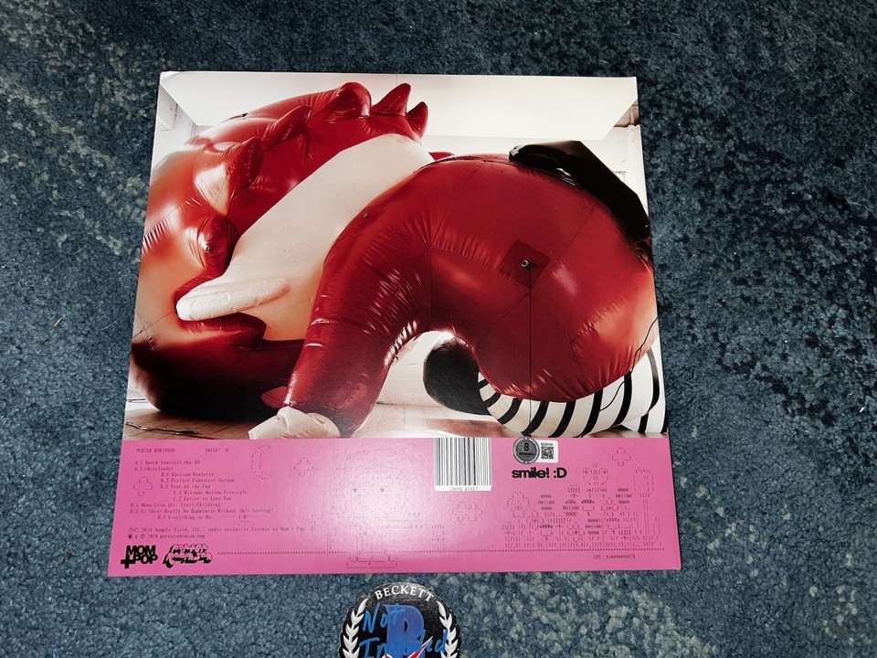 Porter Robinson Signed SMILE Vinyl Album Legendary Singer Beckett | eBay