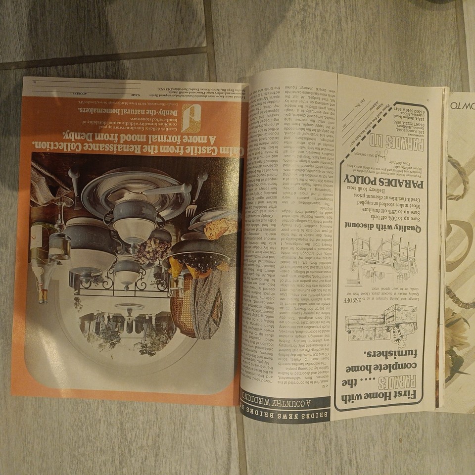 Vintage Brides And Setting Up Home Magazine Autumn 1978 wedding mag ...