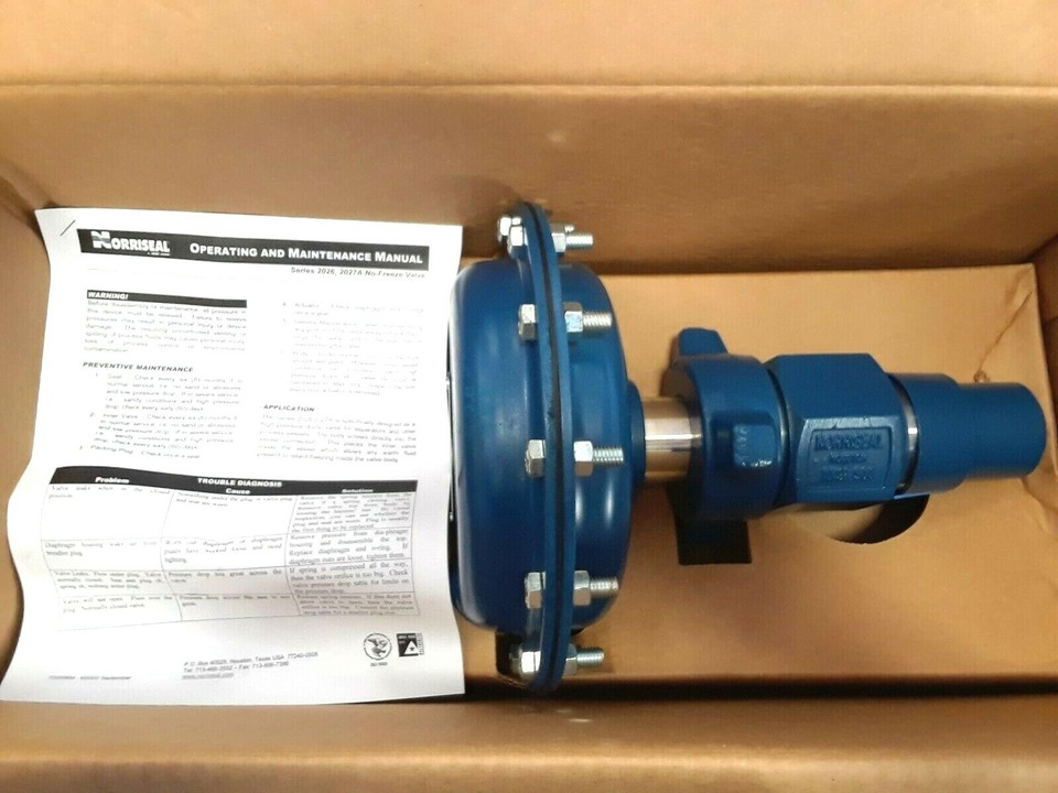 🟠NORRISEAL-WELLMARK NO FREEZE CONTROL VALVE PESSCO IS OFFERING 1R020421 ...