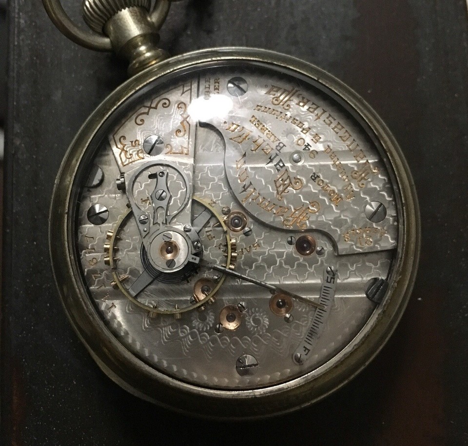 Hamilton 1914 Railroad Engineer Pocket Watch | eBay