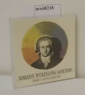 Johann Wolfgang Goethe Calendarium 2000 Tischkalender mit 13 Zeichnungen und Bet | eBay.de