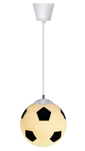 Modern FOOTBALL Ceiling Pendant Hanging Light Shade Club Games Kids ...
