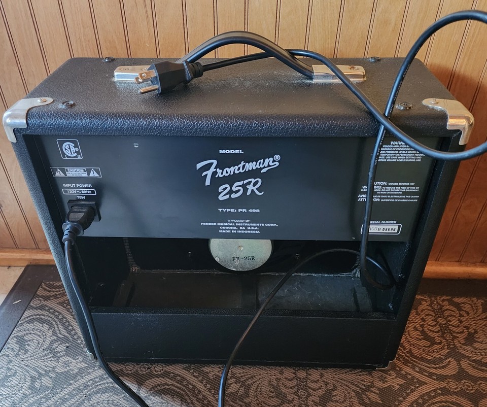 Fender Frontman 25R Type: PR 498 25w Speaker 25w Guitar Amp Combo ...