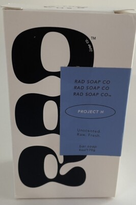 Rad Soap Co. Project H, Bar Soap, Unscented Raw Fresh, 6 Ounces | eBay