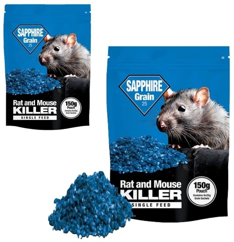 Fast-Acting Mouse Bait Poison - Strong Toxic Rodent Killer Pack for ...
