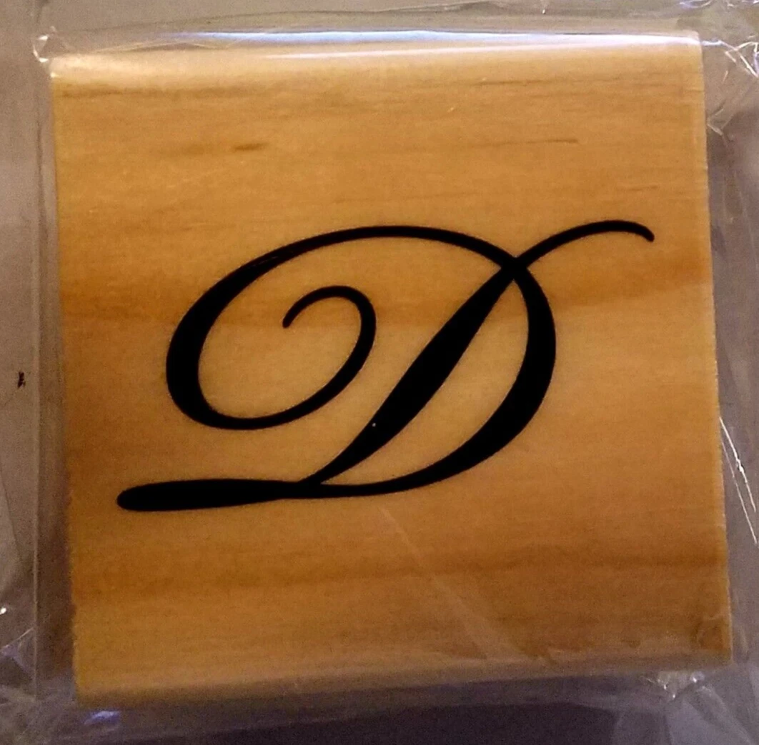 Letter D Cursive Tattoo