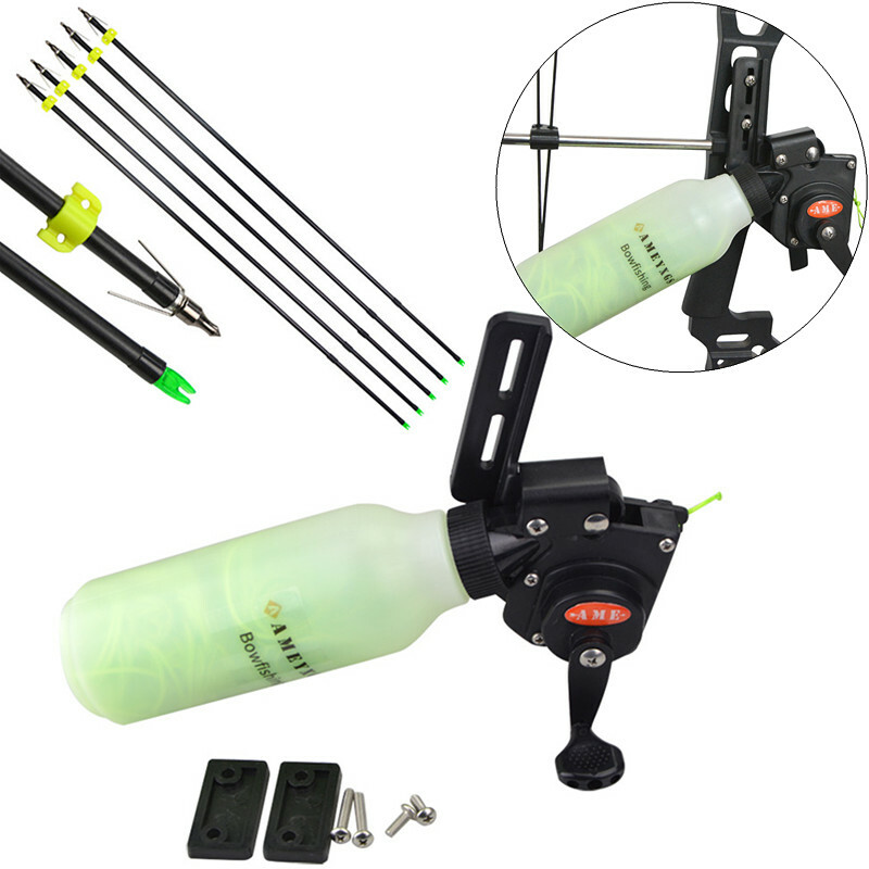 Archery Bow Fishing Spincast Reel Compound Bow Recurve Bowfishing ...