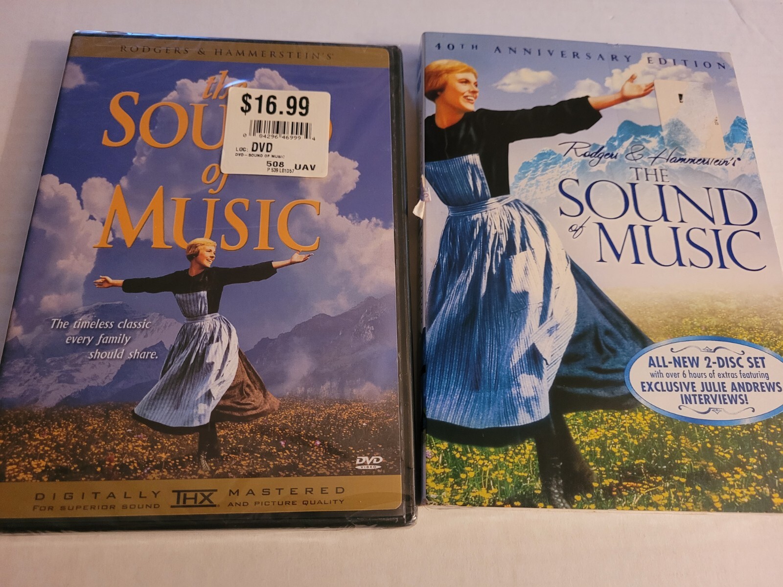 The Sound of Music (DVD, 2-Disc 40th Anniversary 2005) PLUS 2002 ...