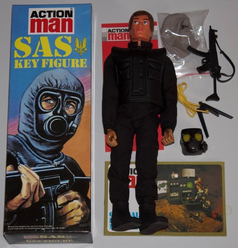 vintage action man 40th anniversar dark hair sas boxed | eBay UK