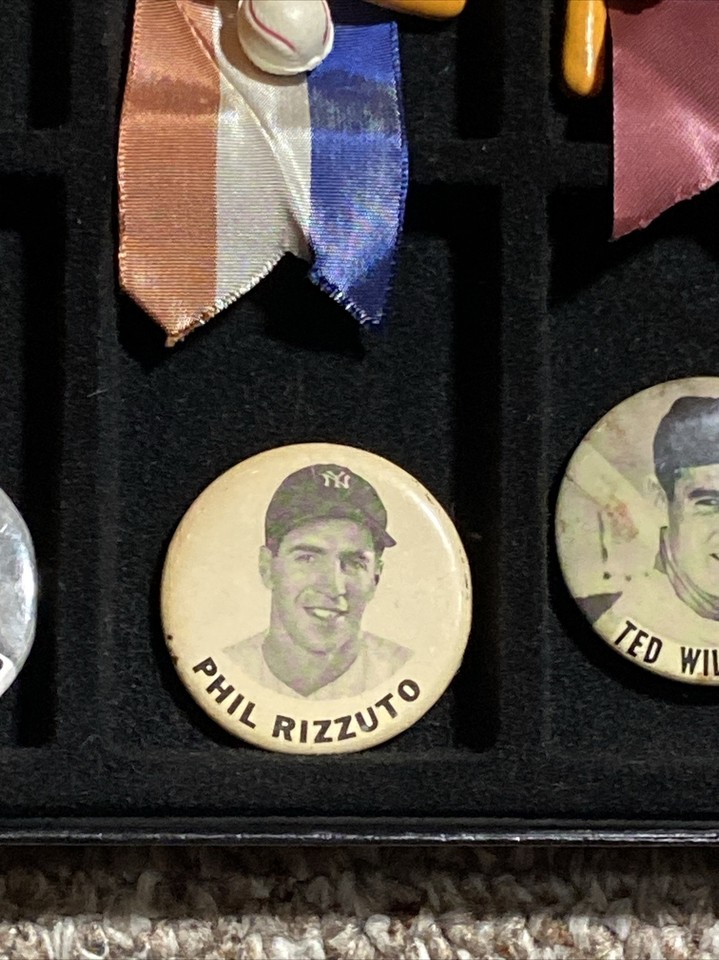 vintage baseball pins lot. 12 Pins. Different Player With Display Case ...