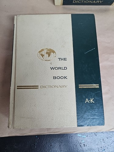 The World Book Encyclopedia Dictionary A-K Hardcover 1970 Individual ...