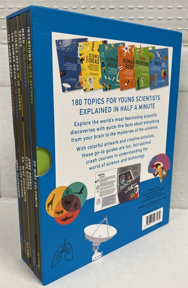 Stem In 30 Seconds 180 Topics For Young Scientists Explained in Half a Minute | eBay